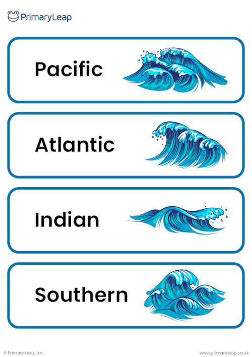 Geography: Facts about the Oceans | Worksheet | PrimaryLeap.co.uk