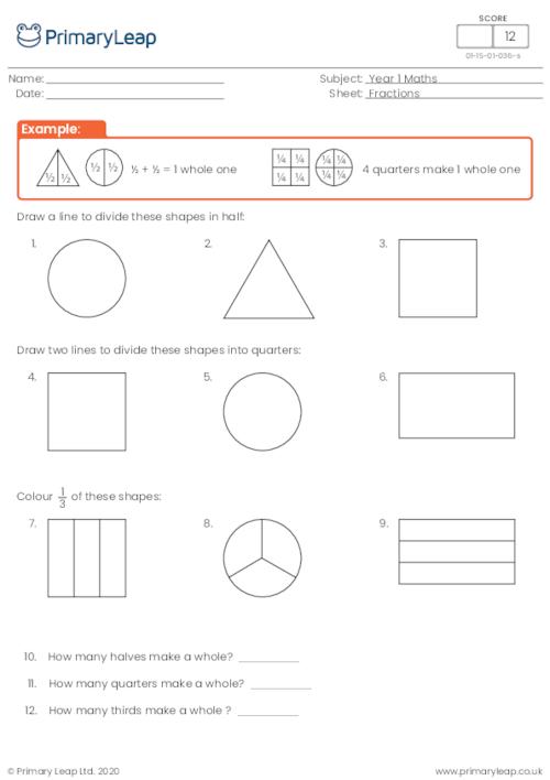 Year 1: Numeracy Printable Resources & Free Worksheets for Kids ...