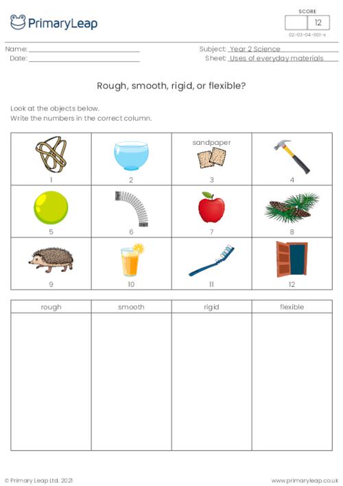 Year 2: Science Printable Resources & Free Worksheets for Kids ...