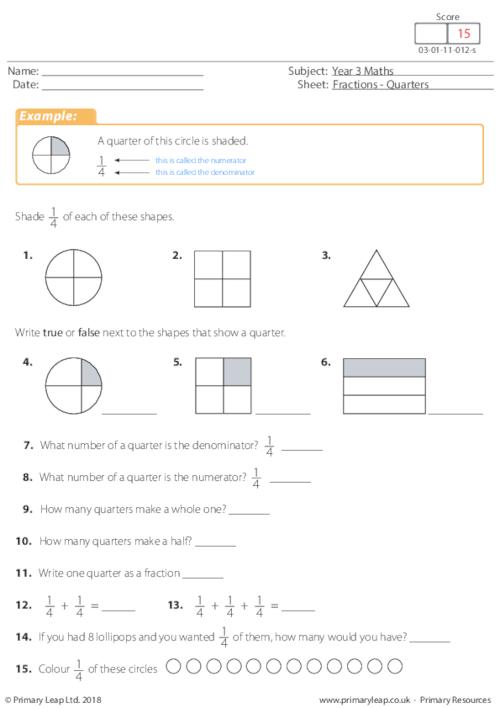 Year 3: Numeracy Printable Resources & Free Worksheets for Kids ...