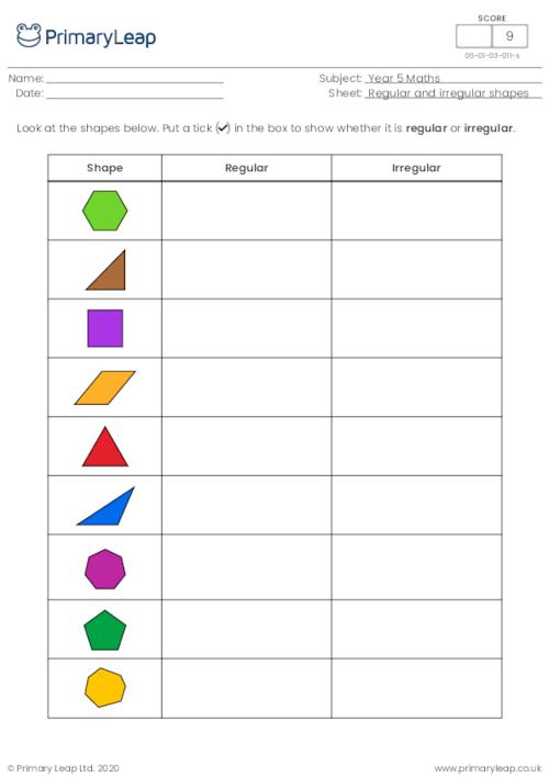 Numeracy: Symmetrical patterns | Worksheet | PrimaryLeap.co.uk