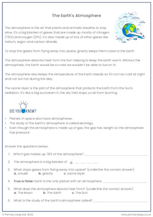 Science: Different types of forces | Worksheet | PrimaryLeap.co.uk
