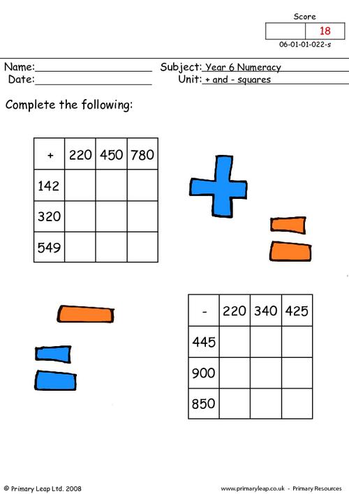 Year 6: Numeracy Printable Resources & Free Worksheets for Kids ...