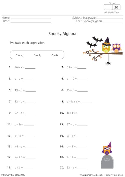 Numeracy: Two step function machines | Worksheet | PrimaryLeap.co.uk