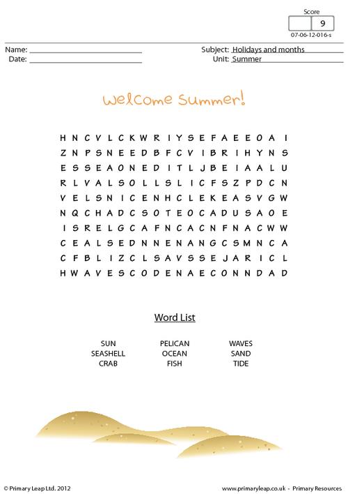Literacy: International Peace Day Word Search | Worksheet | PrimaryLeap ...