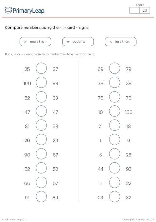 Year 2: Numeracy Printable Resources & Free Worksheets for Kids ...