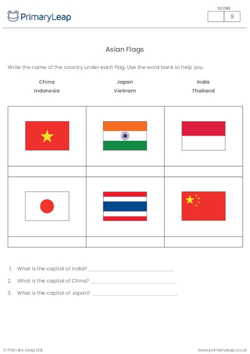 Geography: The Seven Continents Vocabulary Cards | Worksheet ...