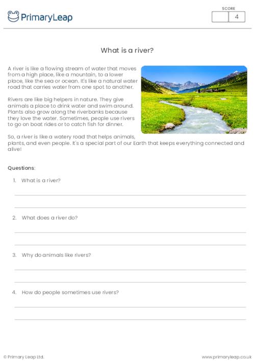 Geography: What is a Mountain? Reading Comprehension Activity ...