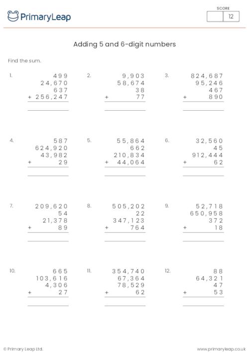 Year 6: Numeracy Printable Resources & Free Worksheets for Kids ...