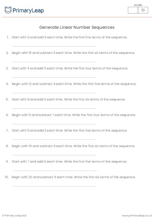 Numeracy: Two step function machines | Worksheet | PrimaryLeap.co.uk