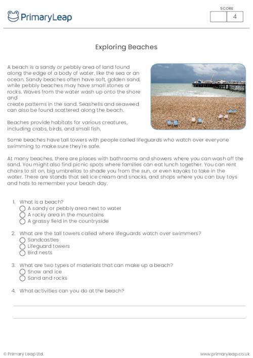 Geography: KS1 Valleys and Hills | Worksheet | PrimaryLeap.co.uk